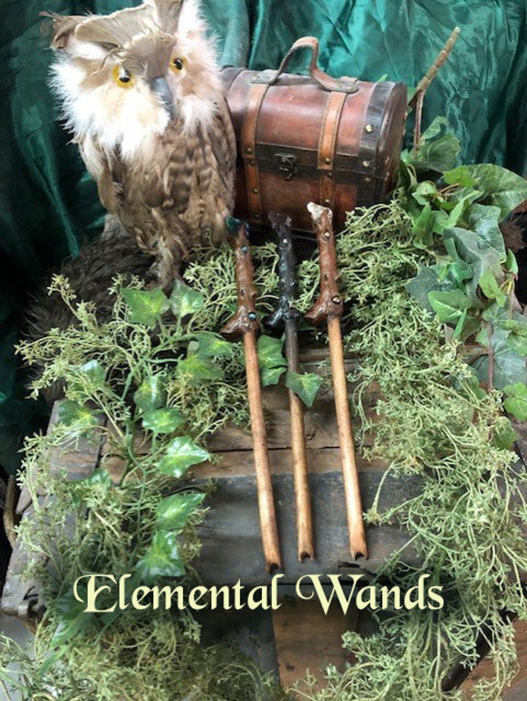 Spell Caster Wand- Elemental Magic - Etsy