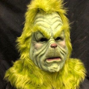 The Grumbles- Silicone Half Mask - Made to Order - Etsy