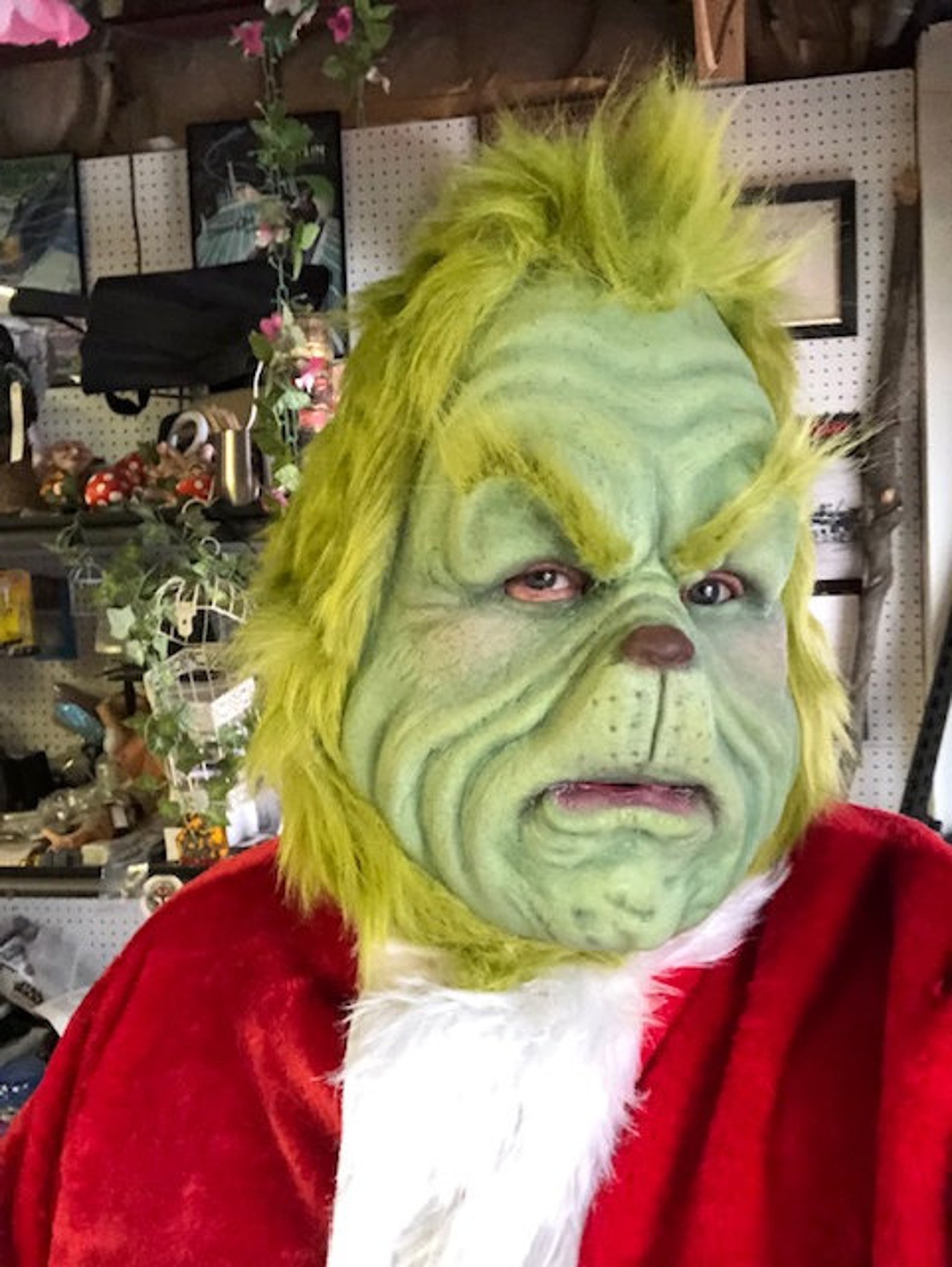 The Grumbles- Silicone Half Mask - Made to Order - Etsy