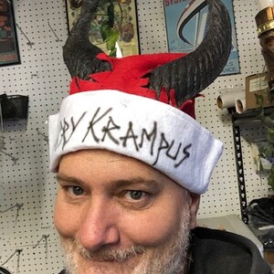 Merry Krampus Santa Hat - Etsy