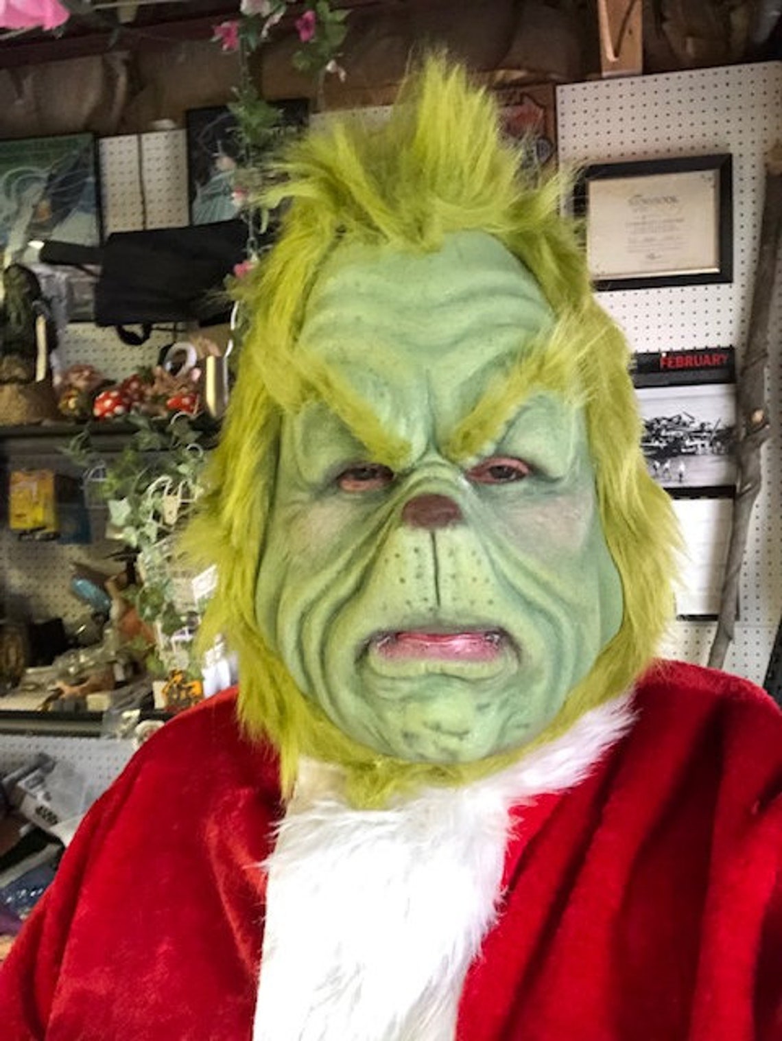 The Grumbles- Silicone Half Mask - Made to Order - Etsy