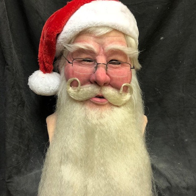 Santa Claus Mask - Etsy