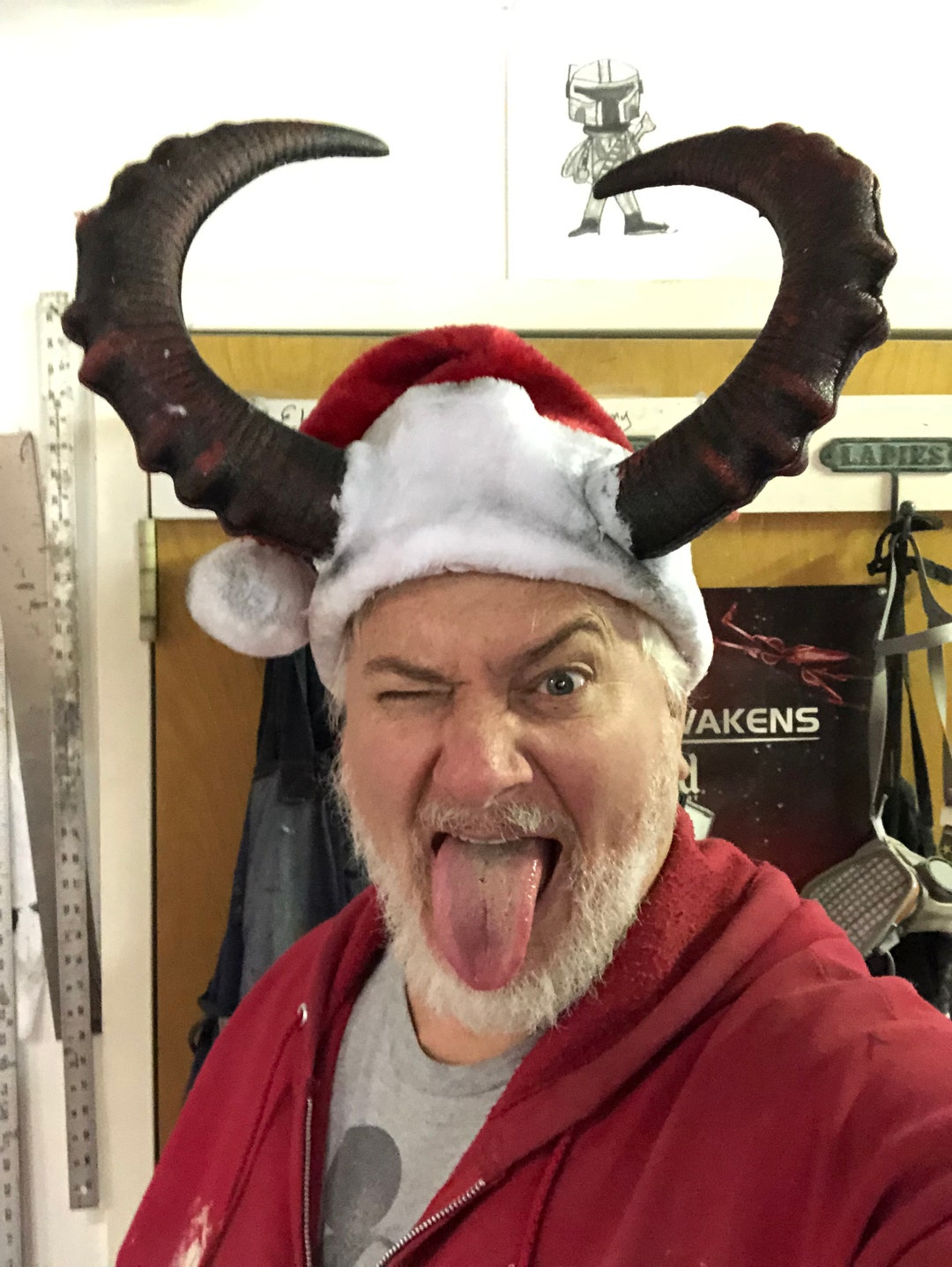 Krampus the Christmas Devil Hat - Etsy