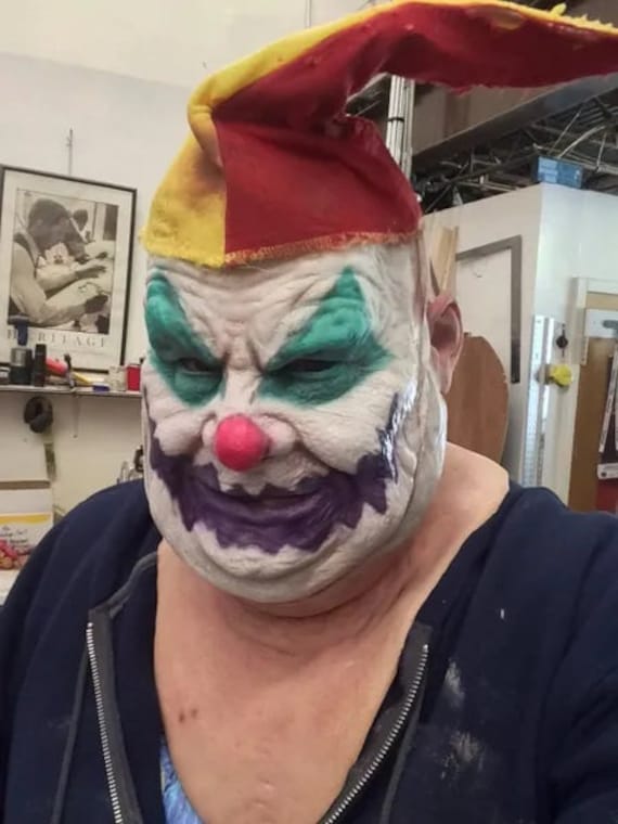 Creepo the Clown Silicone Mask Made to Order - Etsy