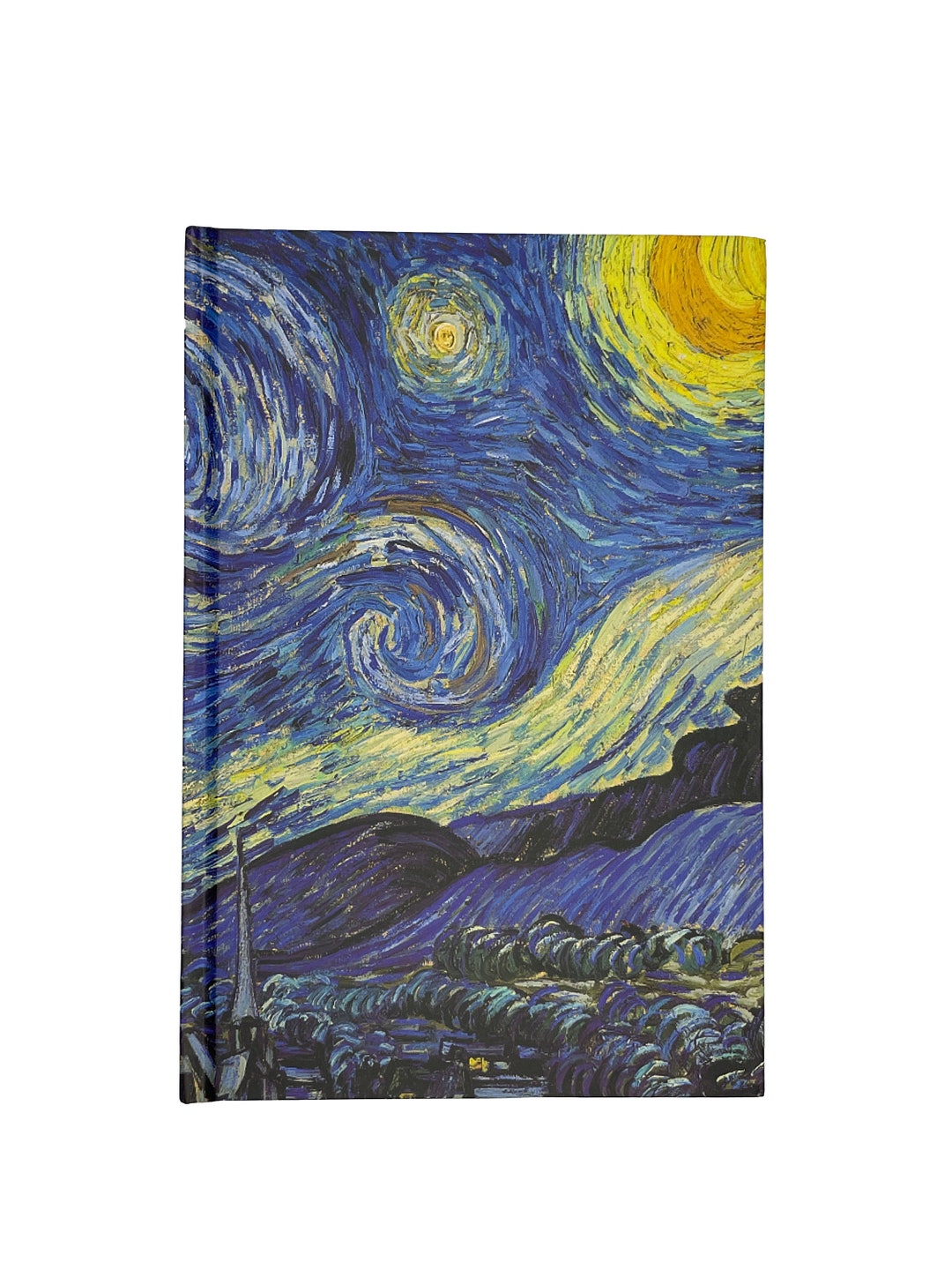 Vincent Van Gogh's Starry Night Hard Cover A5 Notebook - Etsy
