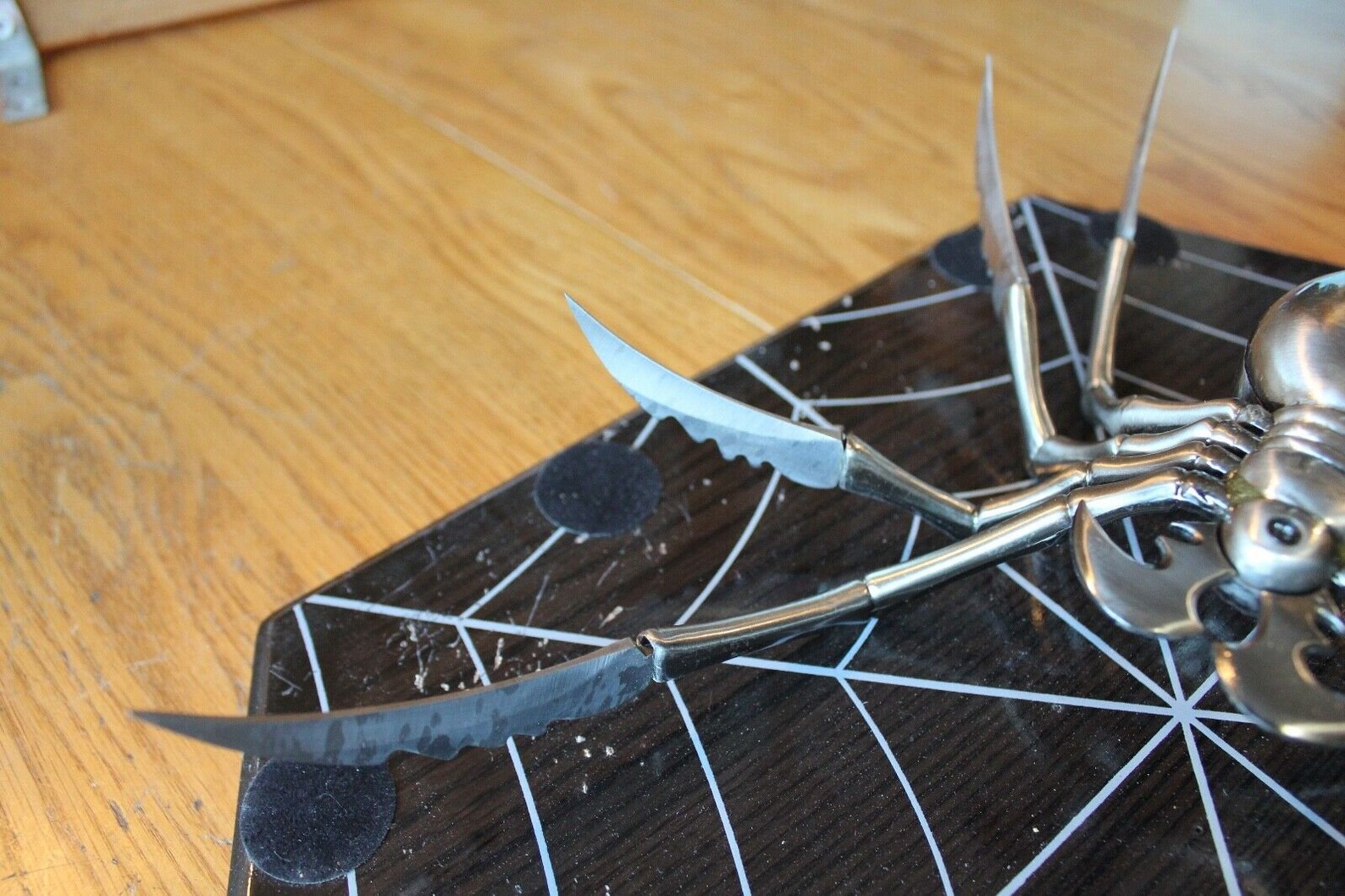 Spider Fantasy Knife Display 8 Stainless Steel Blade Knives | Etsy