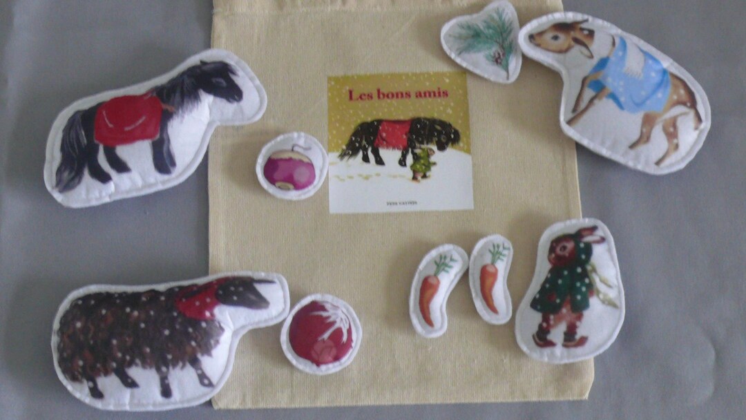Story Characters "good Friends" for Story Rug/storytelling Rug ...