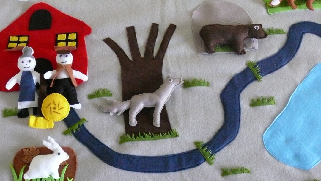 2-in-1 Story Mat roule Galette / the Little - Etsy