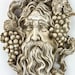 Bacchus Grape Vine Greek Wall Plaque - Etsy
