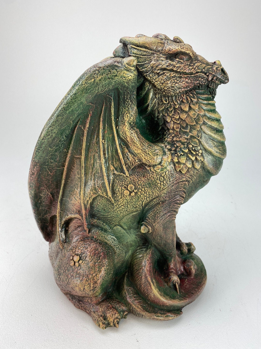 Mythical Medieval Dragon Statue - Etsy