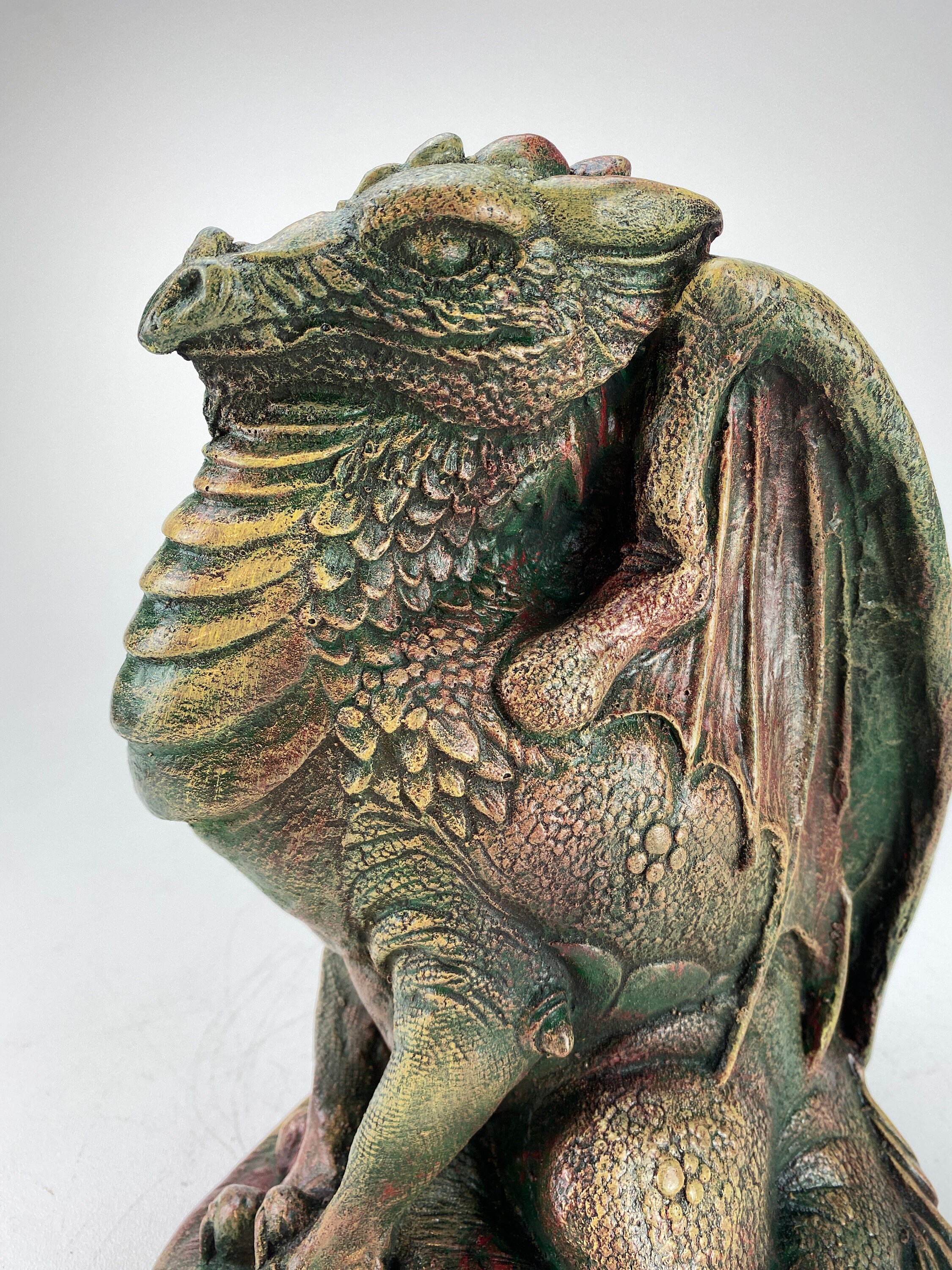 Mythical Medieval Dragon Statue - Etsy