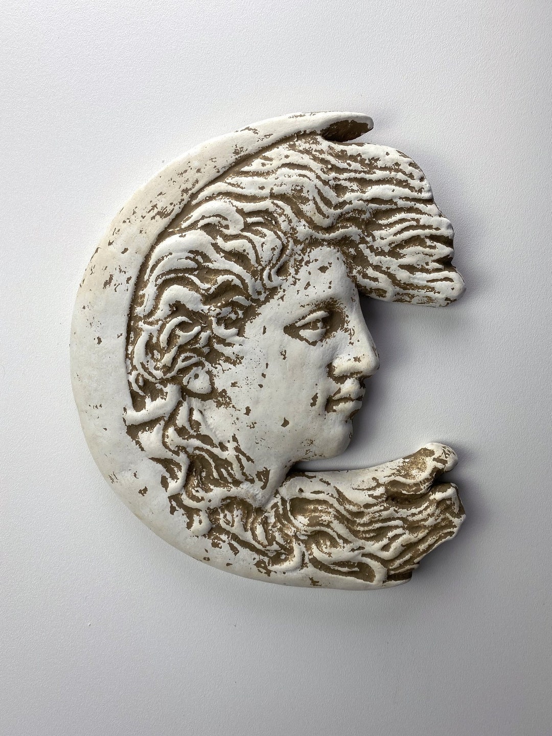 Lady Luna Moon Woman Wall Sculpture - Etsy