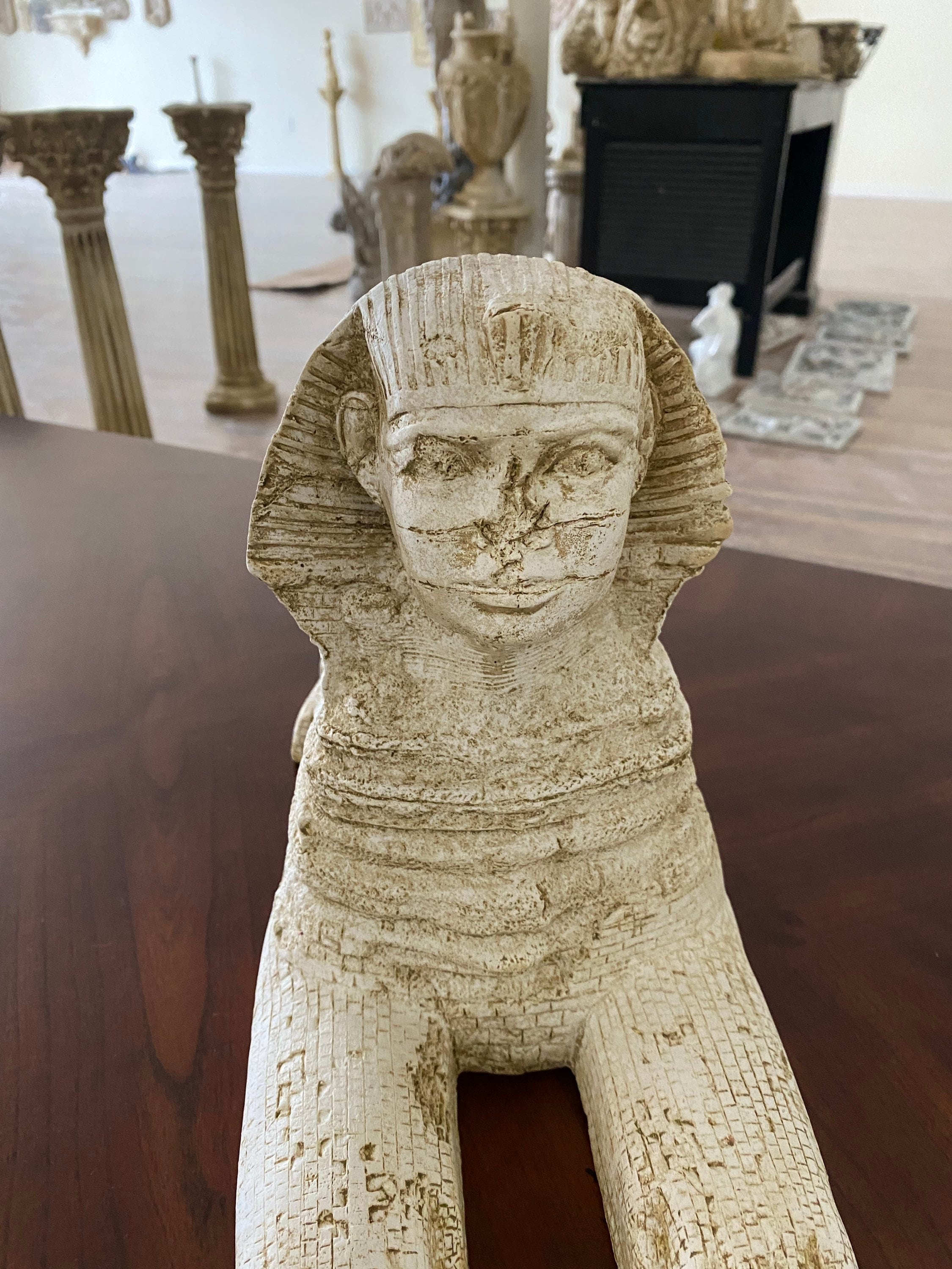 Egyptian Sphinx Giza Stone Sculpture - Etsy