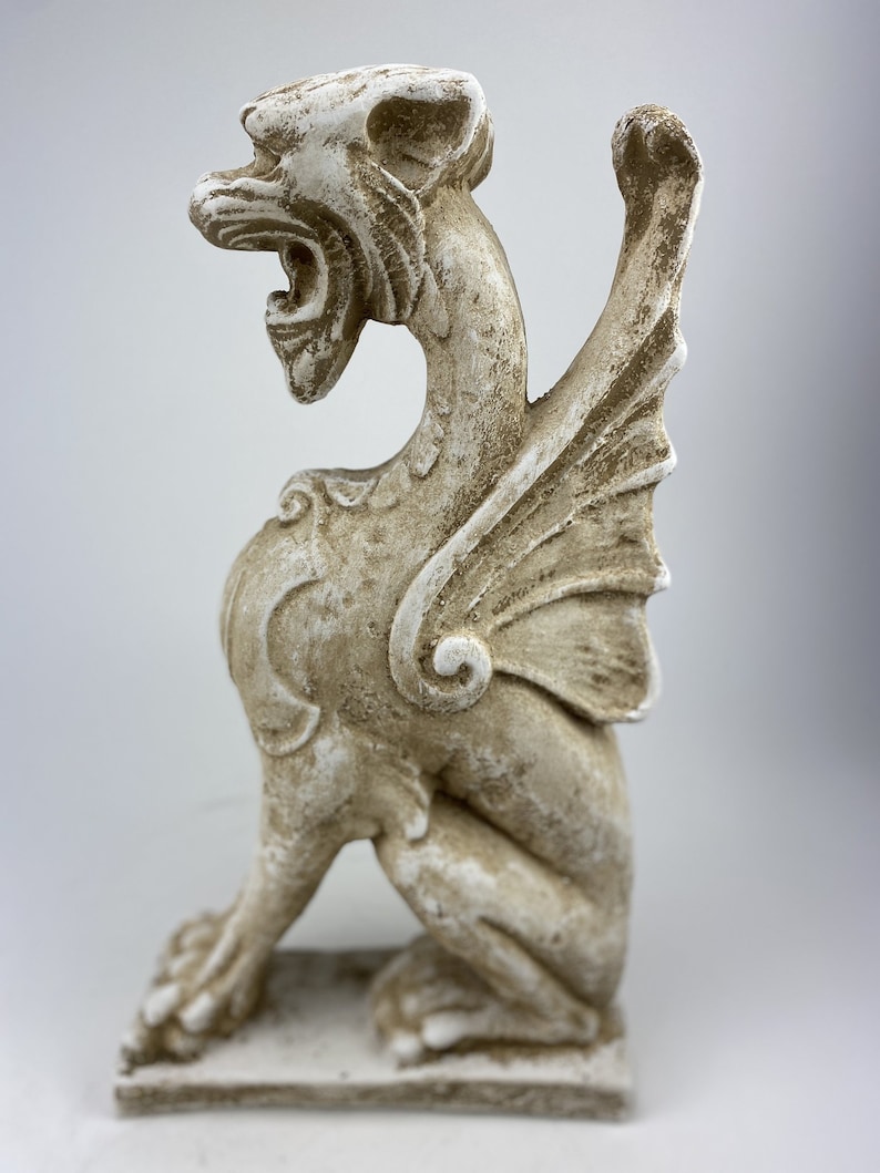 18 Gothic Griffin Dragon Lion Statue - Etsy