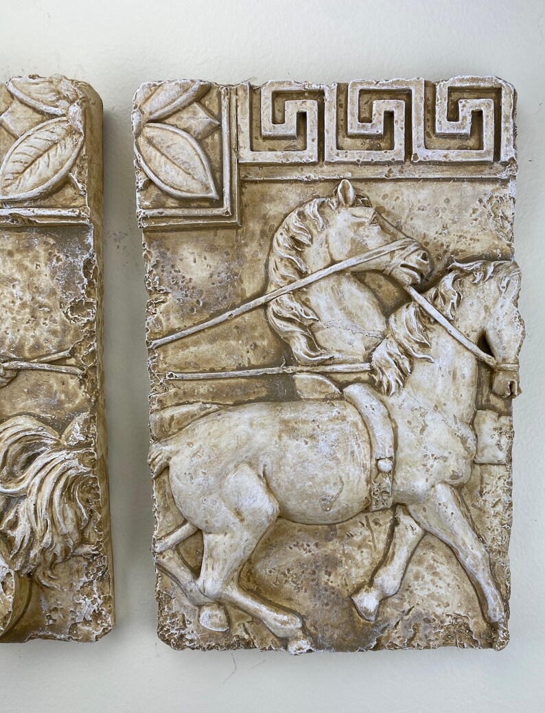 Roman Biga Chariot Diptych Wall Hanging | Etsy