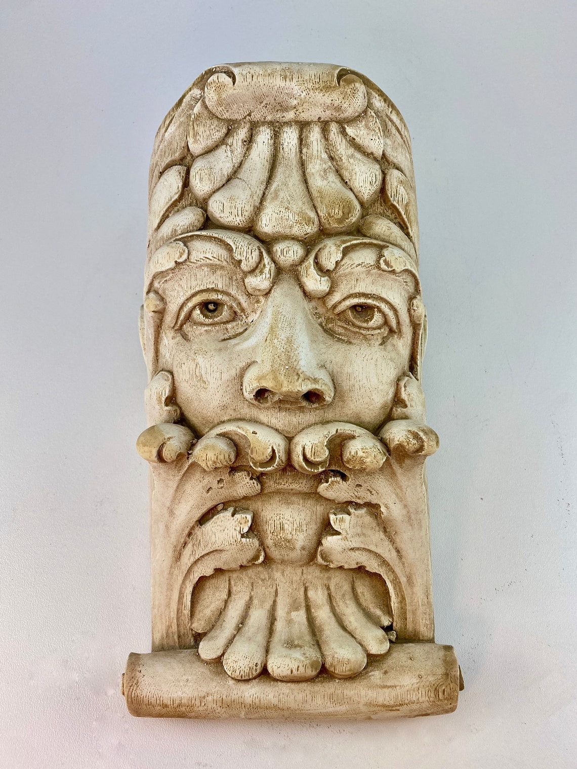 Acanthus Leaf Face Corbel From the King Face Collection - Etsy