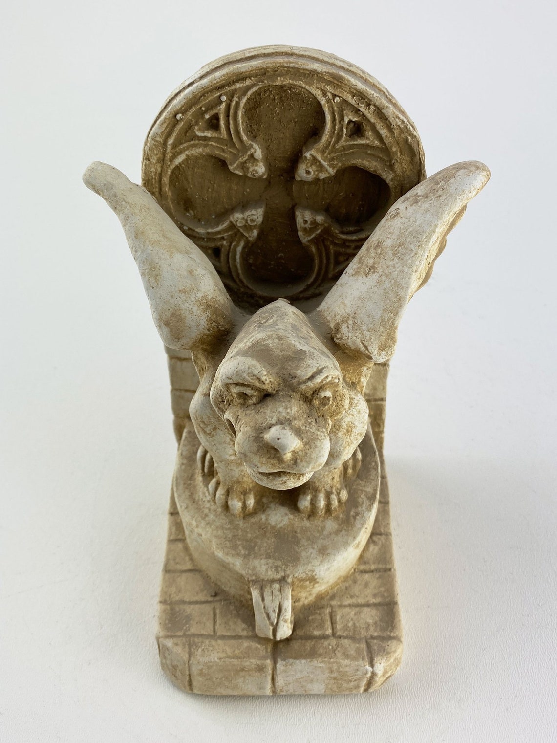 Pair of Gothic Winged Gargoyle Bookends - Etsy