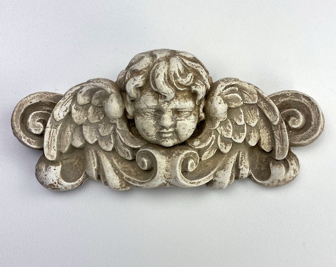 Cherub Face With Scrollwork - Etsy