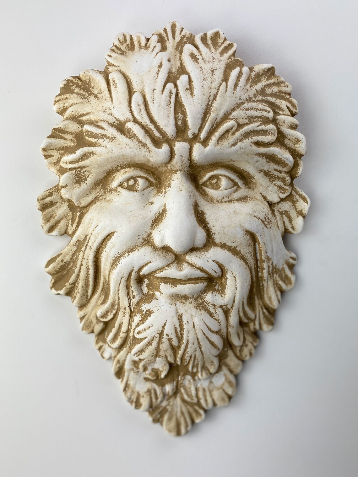 Classic Green Man Wall Hanging Sculpture - Etsy
