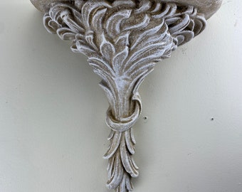 Chippy Moon Goddess Heavy Woman Lady Wall Sconce Shelf Bracket Corbel ...