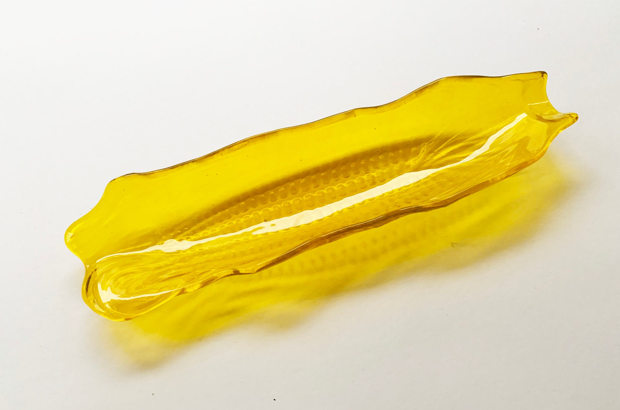 Fused Glass Corn on the Cob Dish - Etsy