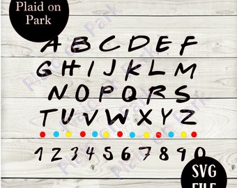 Friends font | Etsy