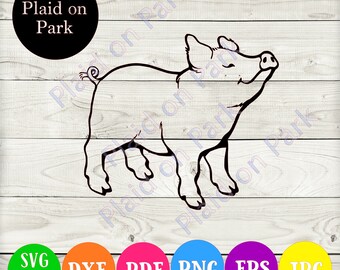 Pig svg | Etsy