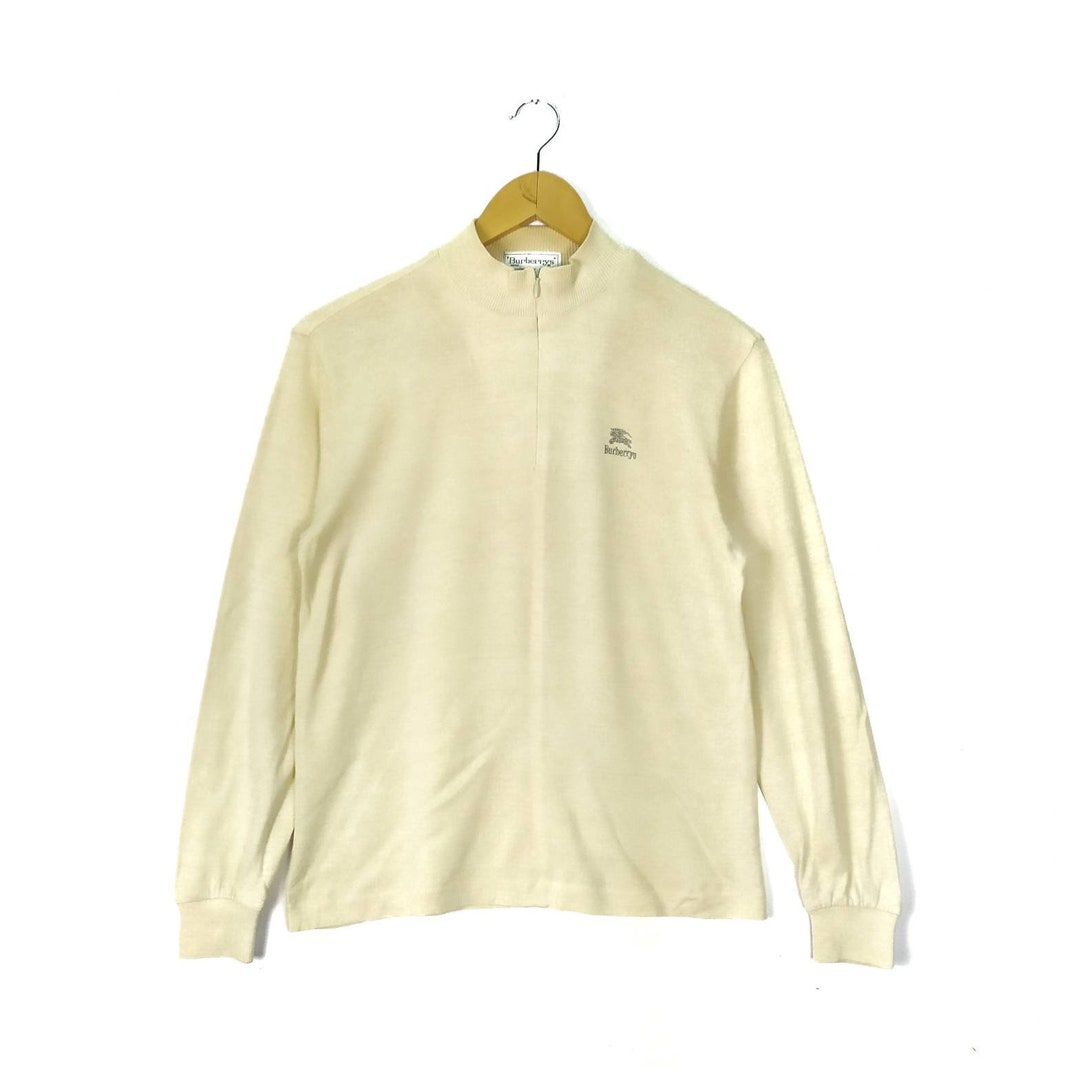 Burberry Embroidery Logo Vintage 90s Jumper Sweatshirt - Etsy