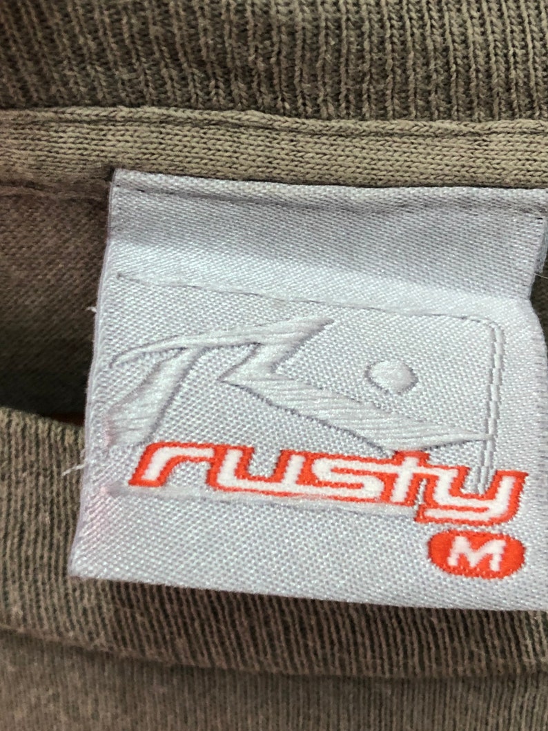 Vintage 90s Rusty Surfwear Single Stitch Size M - Etsy