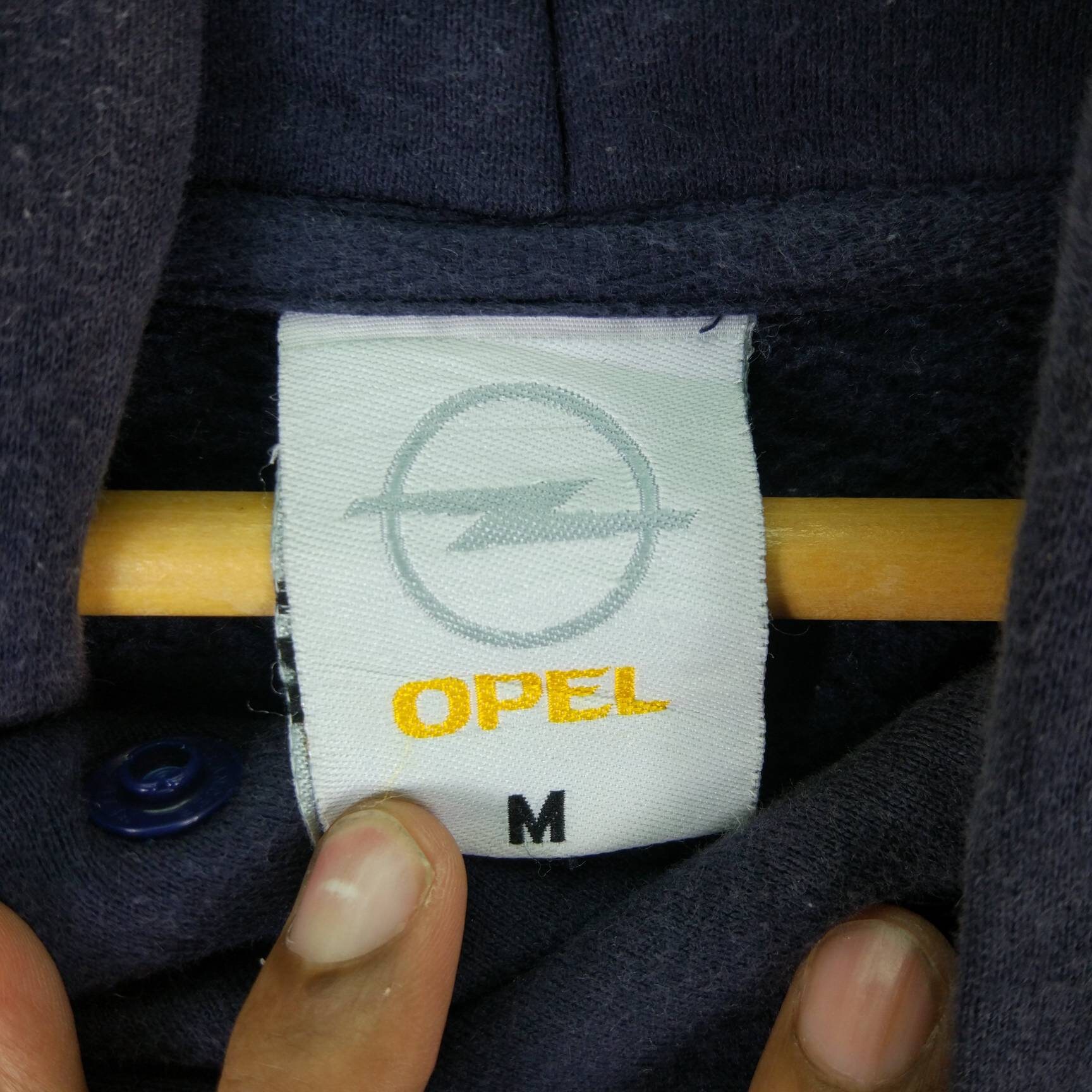 Opel Big Logo Embroidered Super Thick Hoodie Pullover Jumper Sweatshirt ...