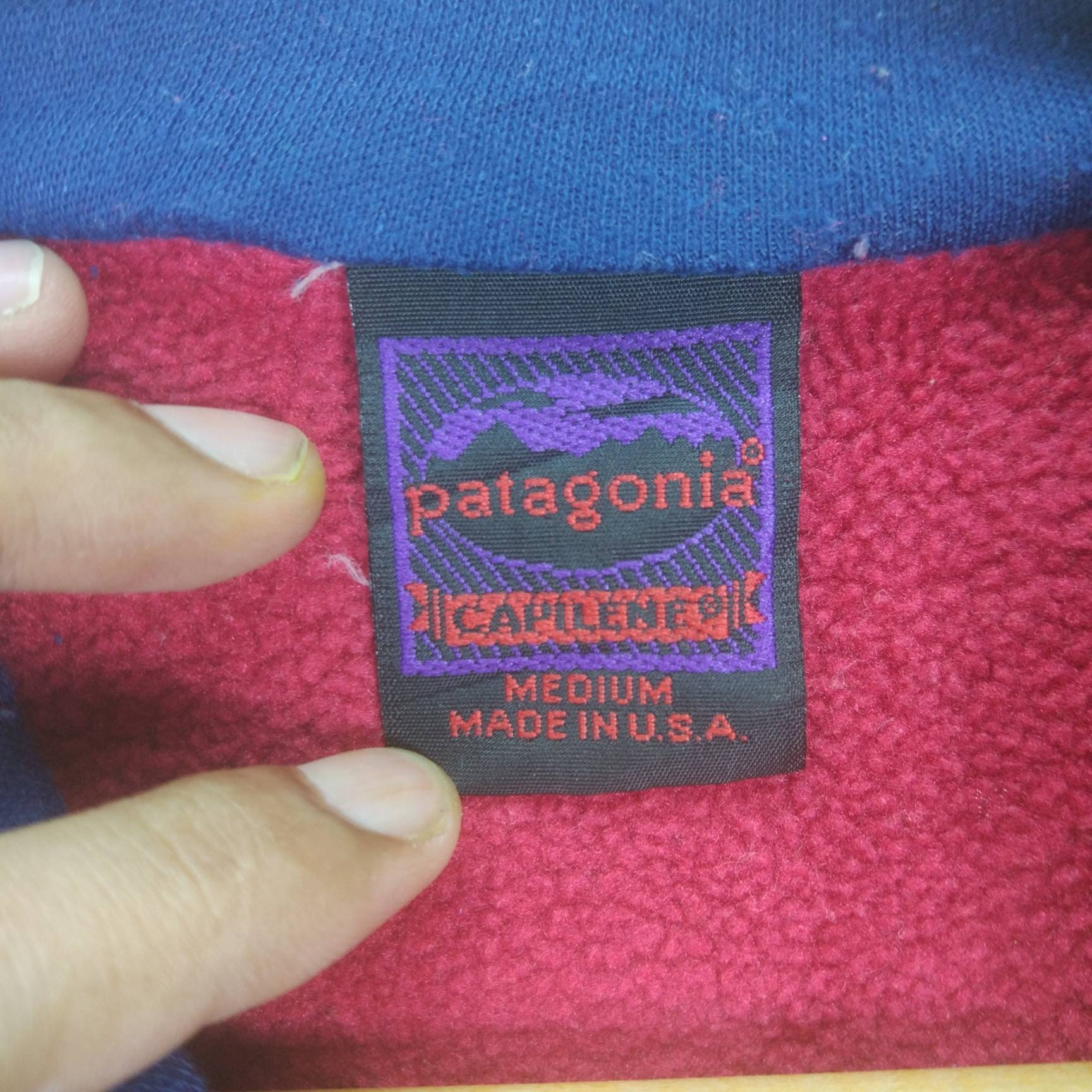 Patagonia Vintage 80s Embroidery Logo Halfzip Pullover Jumper - Etsy