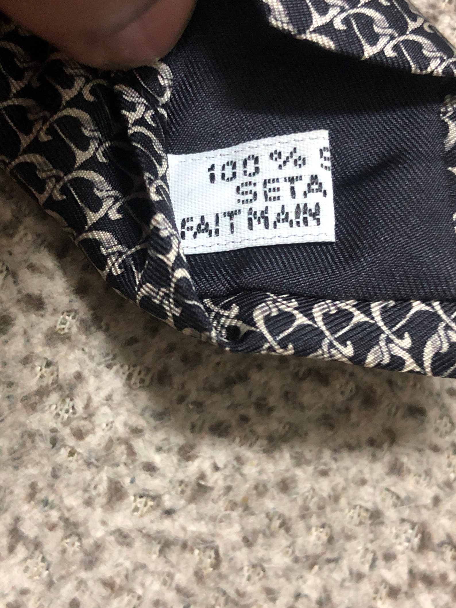 Christian Dior Monogram Neck Tie - Etsy