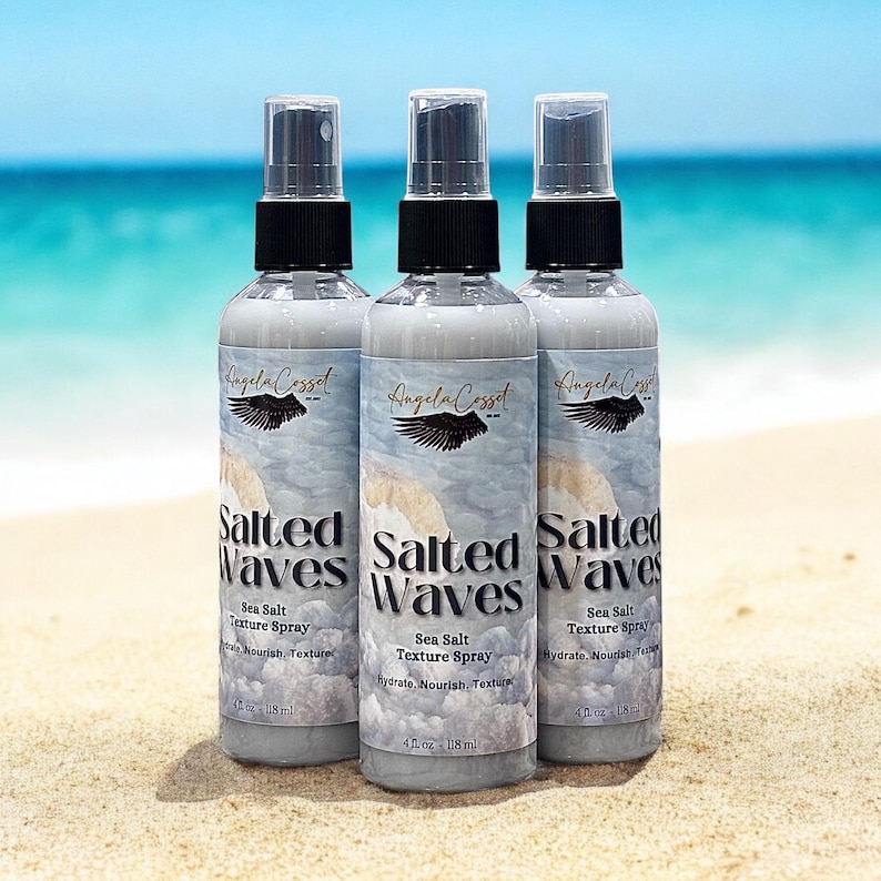 Sea Salt Hair Texture Spray Collection. Salted Waves - Texture. Volume ...