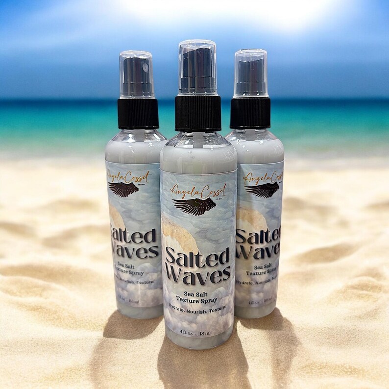 Sea Salt Hair Texture Spray Collection. Salted Waves - Texture. Volume ...
