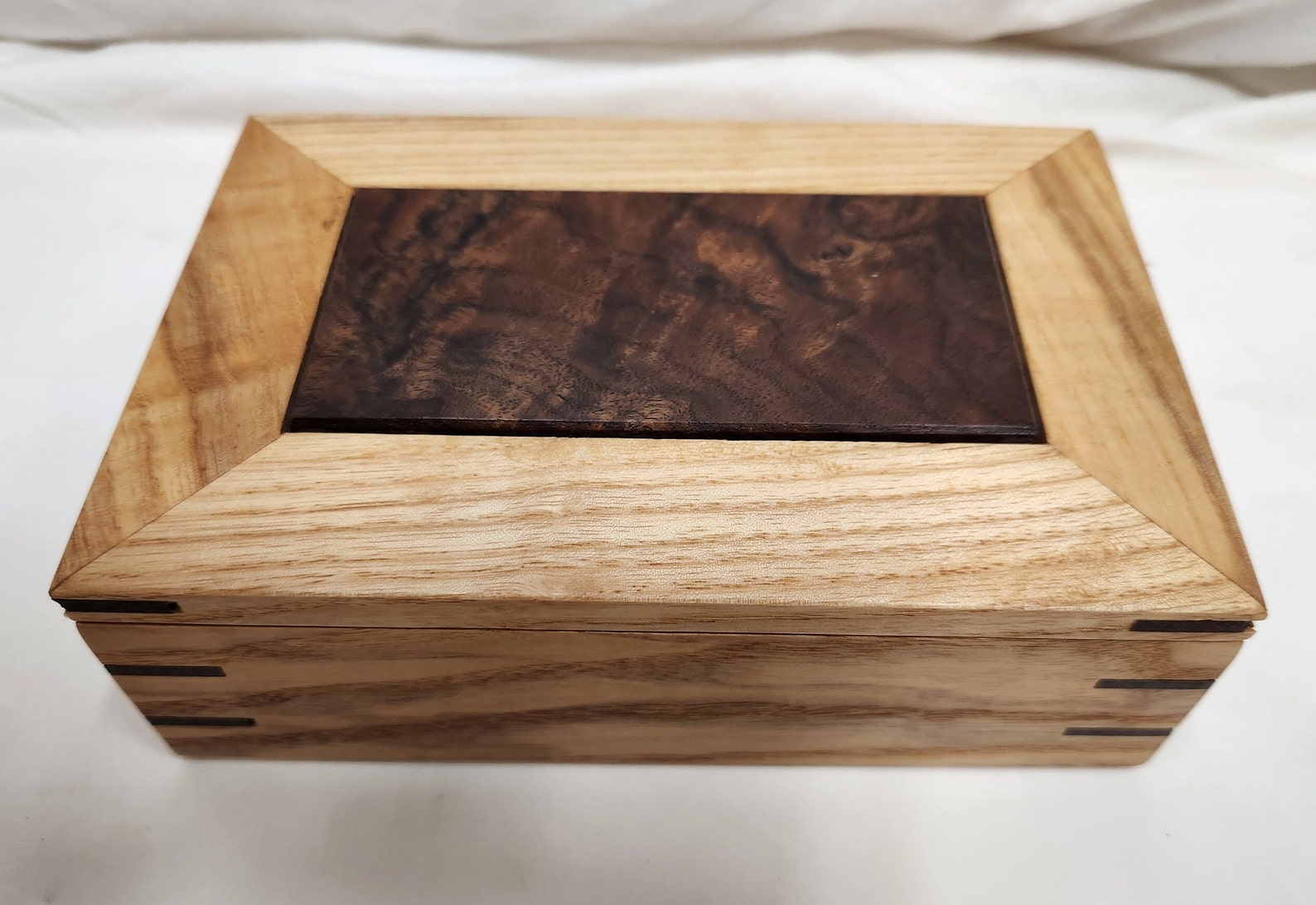 Handcrafted Wooden Box Ash and Walnut - Etsy