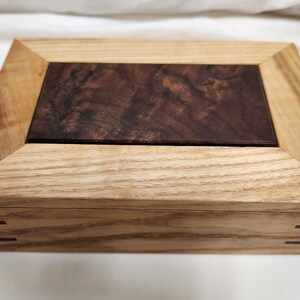 Handcrafted Wooden Box Ash and Walnut - Etsy