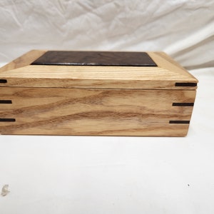 Handcrafted Wooden Box Ash and Walnut - Etsy