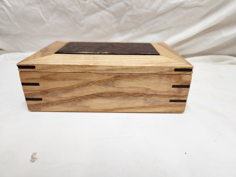 Handcrafted Wooden Box Ash and Walnut - Etsy