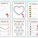 Valentine's Day Tracing Activity Book for Kids Printable Digital File ...