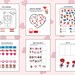 Printable Valentine's Day Activity Book for Kids 10 Pages of Fun and ...
