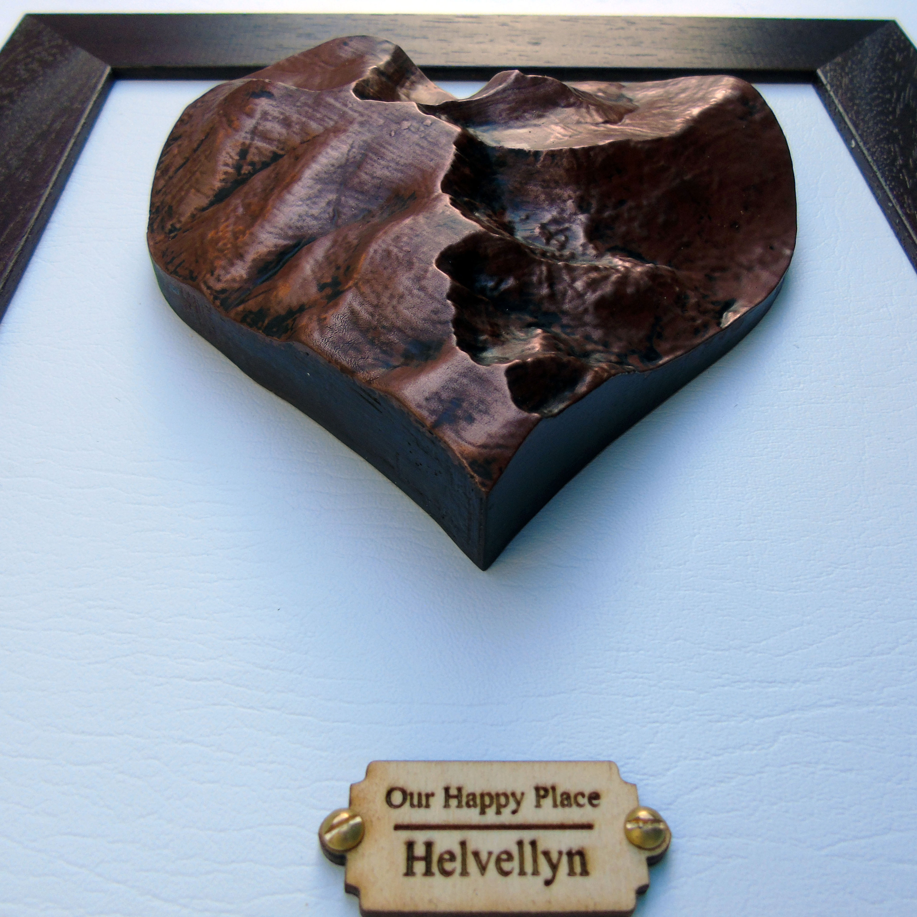 Custom 3D Love Heart Map - Copper - Anywhere on Earth - Your Location ...