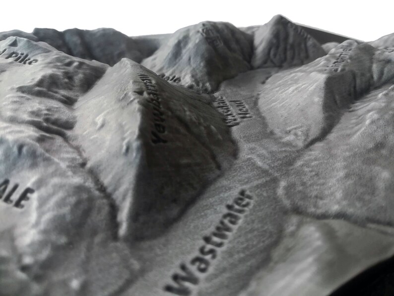 Custom Topographical Map of Anywhere on Earth - 3D Map - Personalised ...