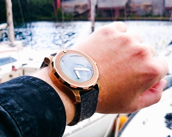 Featured listing image: Natural non-allergenic watch strap 24 mm of ...