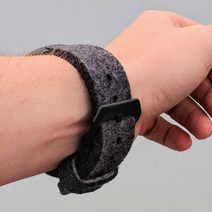 24mm Watch Band Entirely Made Out of Comfortable Merino Wool Felt That ...
