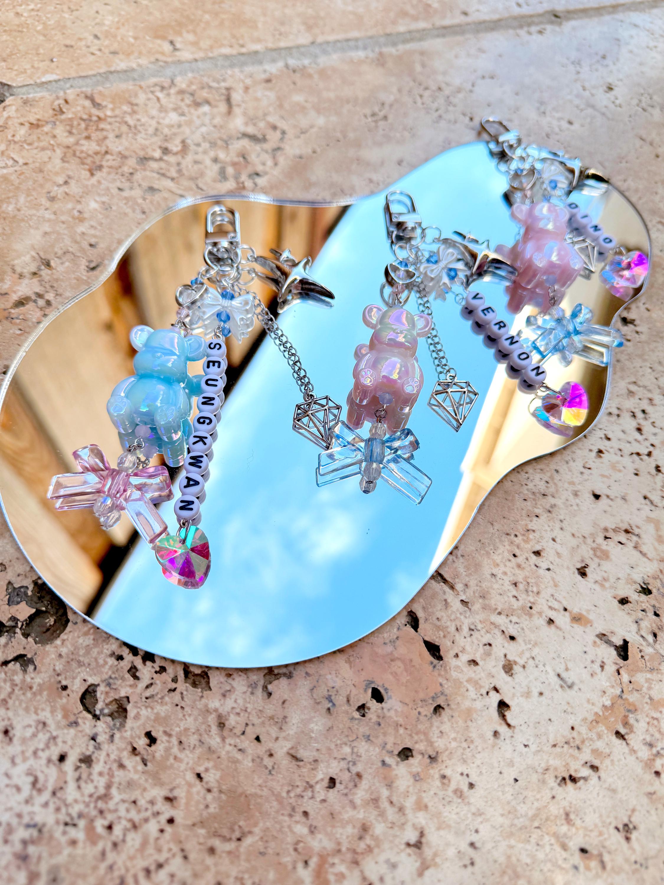 SVT Carat Bear Keychain, Kpop Lightstick Charm - Etsy