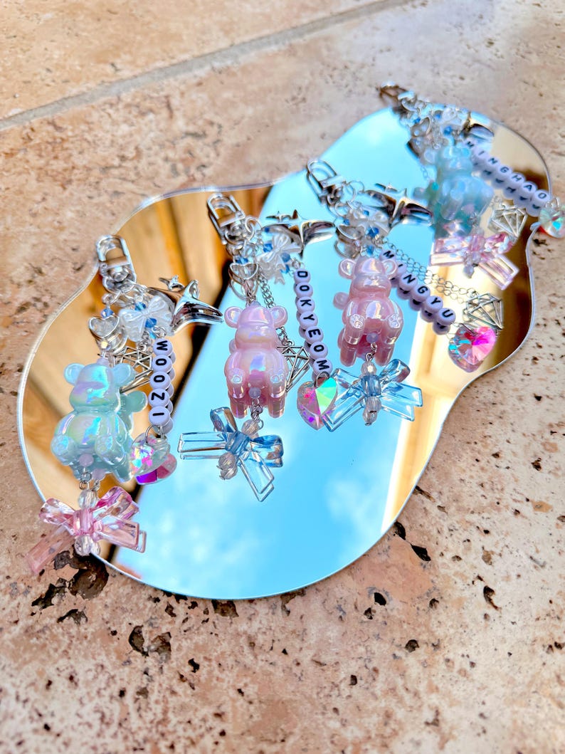 SVT Carat Bear Keychain, Kpop Lightstick Charm - Etsy