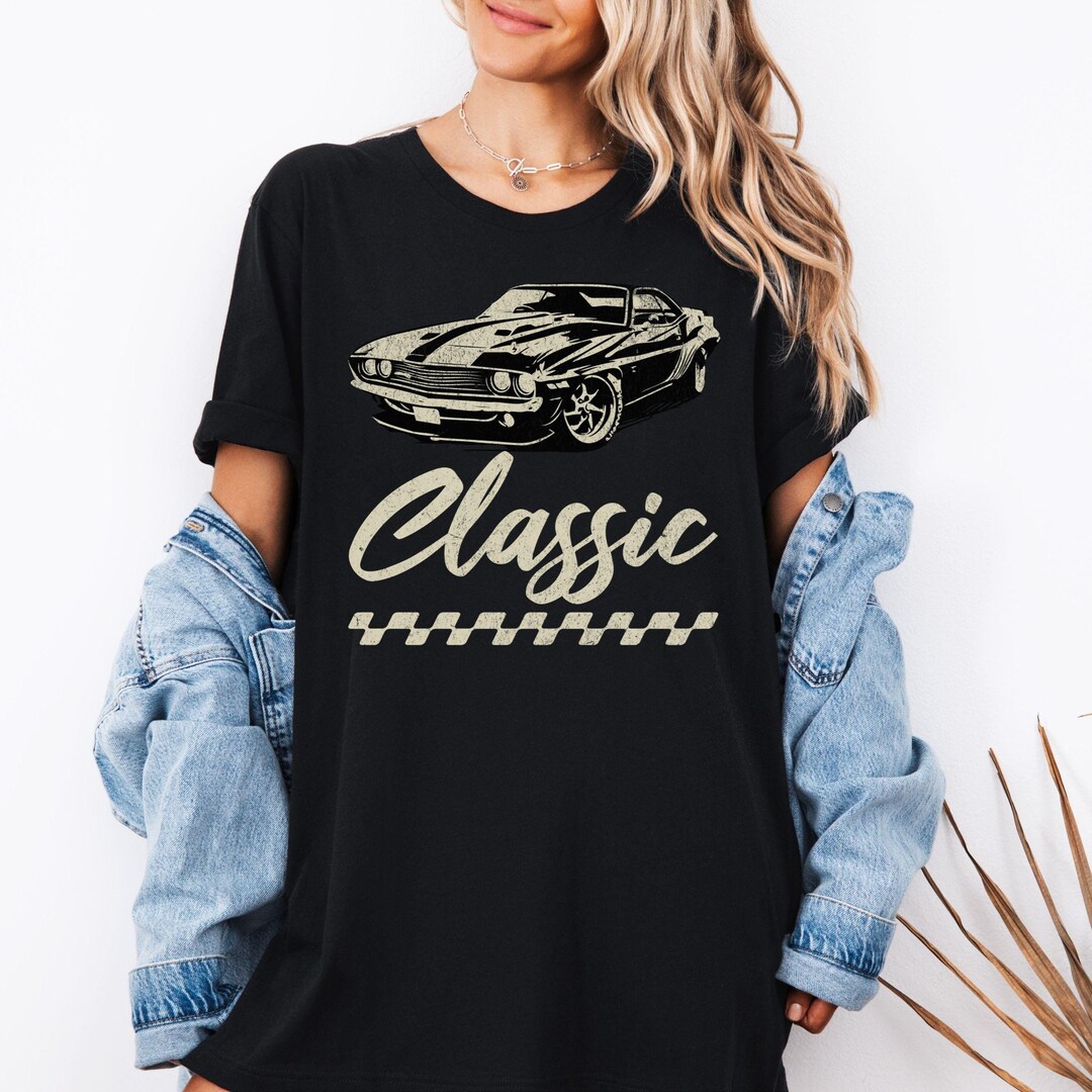 Vintage Muscle Car T-shirt: Retro Automotive Graphic Tee - Etsy