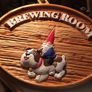 Custom Carved CNC Cedar Sign, Cottage, Ranch, Farm, Flag, Water ...