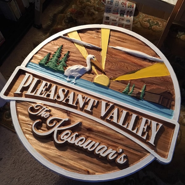 Cedar Wood Signs - Etsy