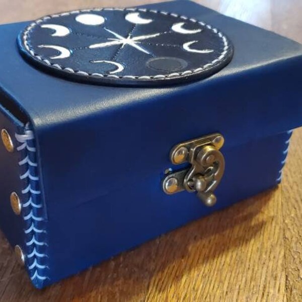 Leather Deck Box - Etsy